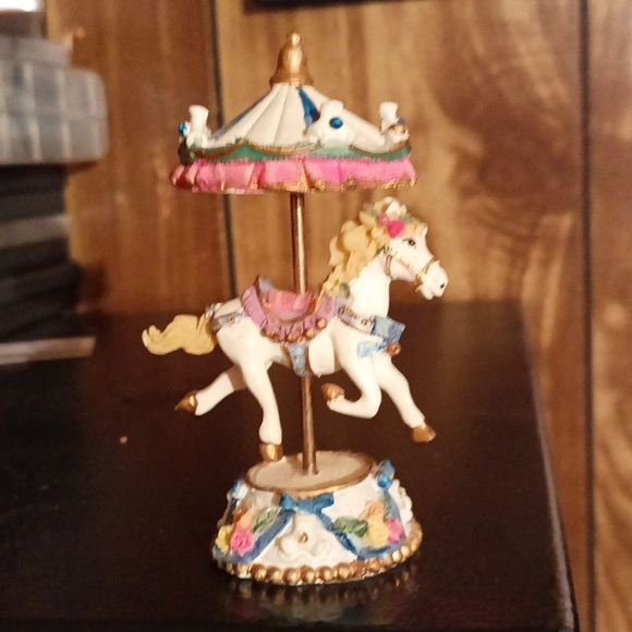 Accents | Rare Vintage Miniature Carousel Horse Collector | Poshmark